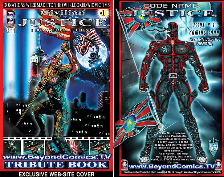 Graig Weich Beyond Comics Inc. Code Name Justice Ravedactyl Gekido greg ...